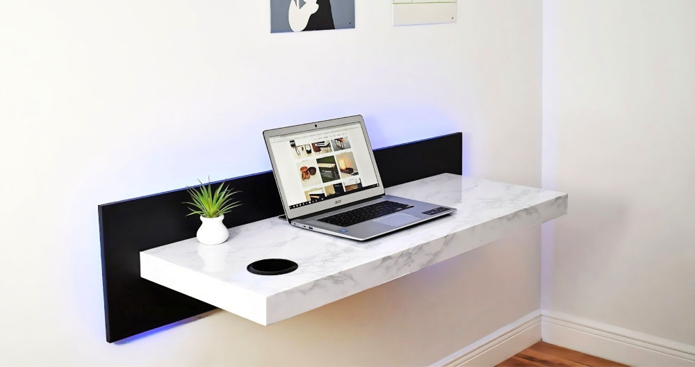 How To Build A DIY Wall-Mounted Desk