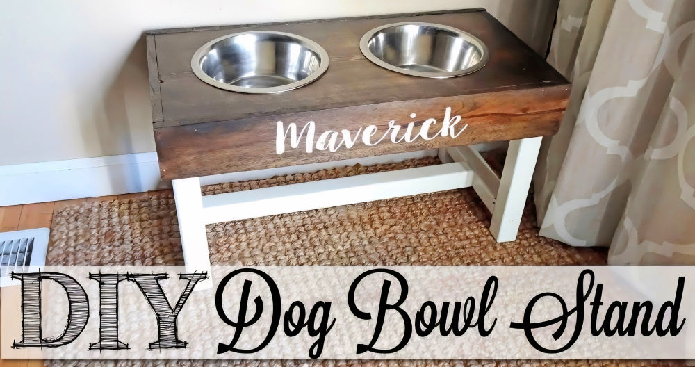 Build Your Own DIY Dog Bowl Stand