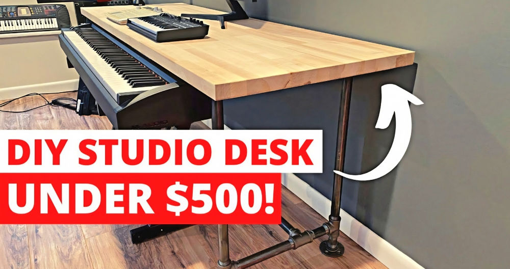 DIY Studio Desk for Maximizing Your Productivity