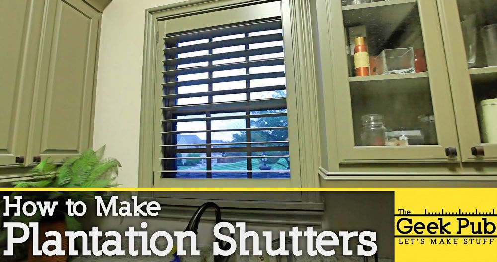 Custom DIY Plantation Shutters