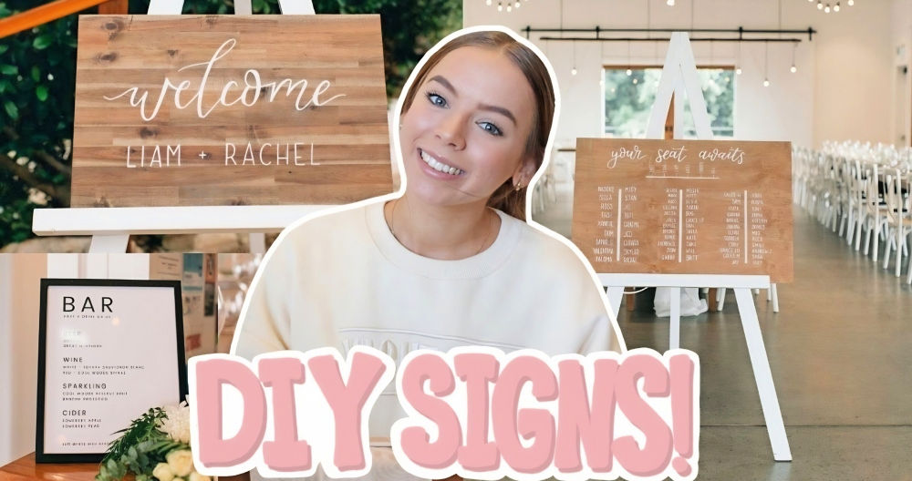 DIY Wedding Signs for Every Theme