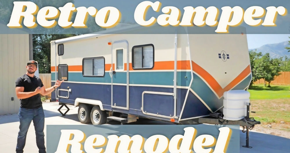 DIY Old Camper Remodel on A Budget