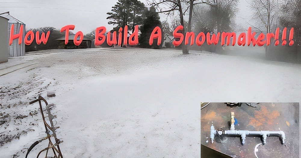 Making a DIY Snow Machine