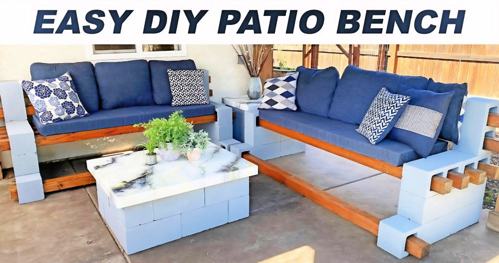 Building a DIY Cinder Block Bench