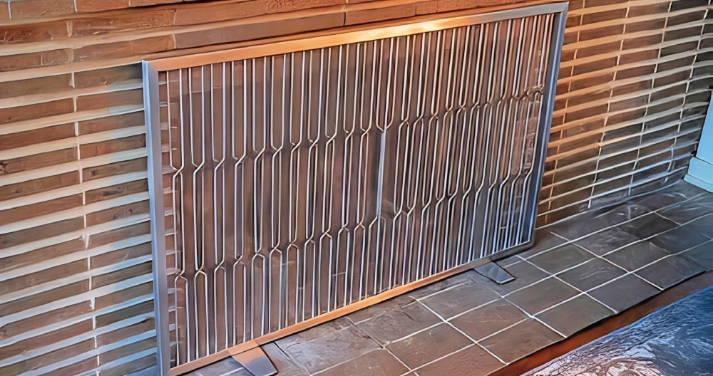 Easy DIY Fireplace Screen Tutorial
