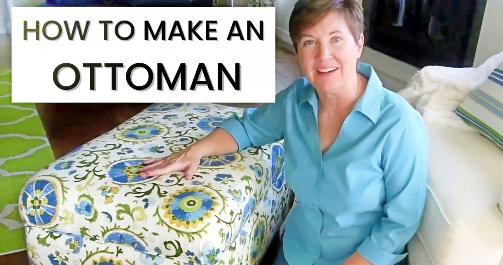 Easy DIY Ottoman from Scratch