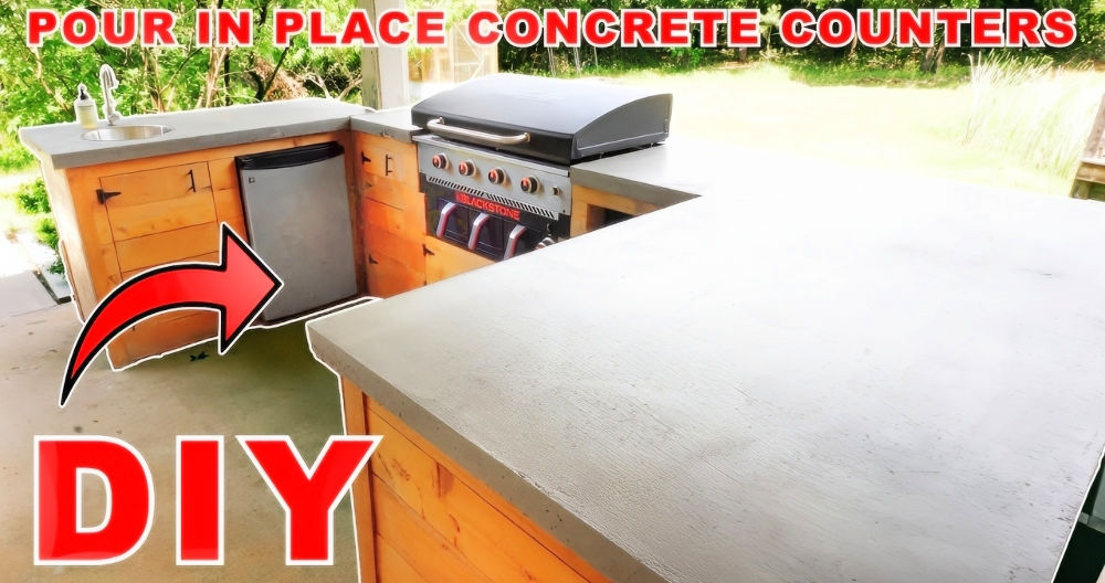 DIY Outdoor Countertops on A Budget