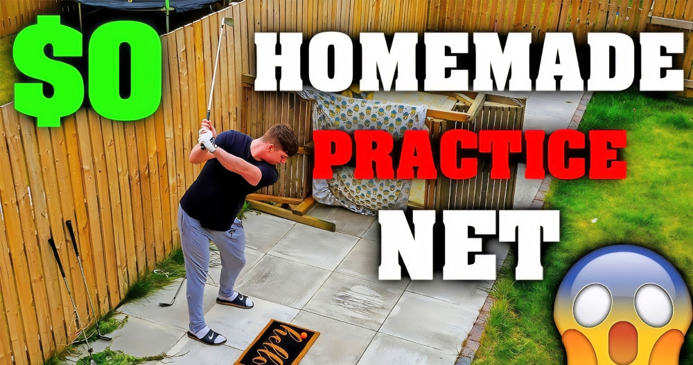 DIY Golf Net for Home Practice