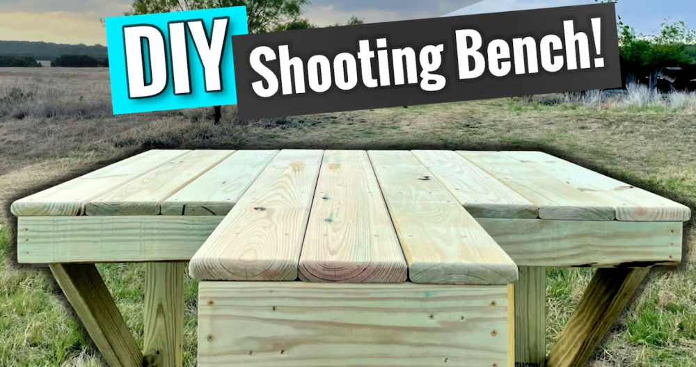 Building a DIY Shooting Bench with Free Plans