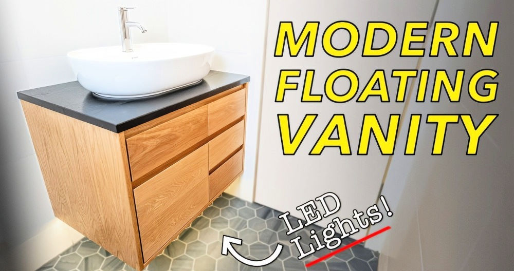 Building A DIY Floating Vanity
