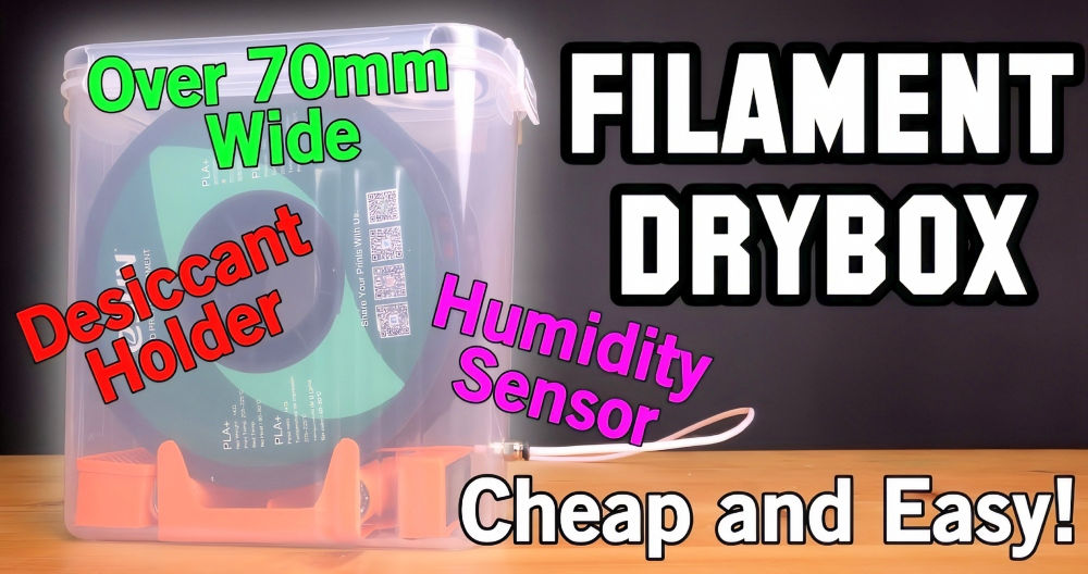 DIY 3D Printer Filament Dry Box