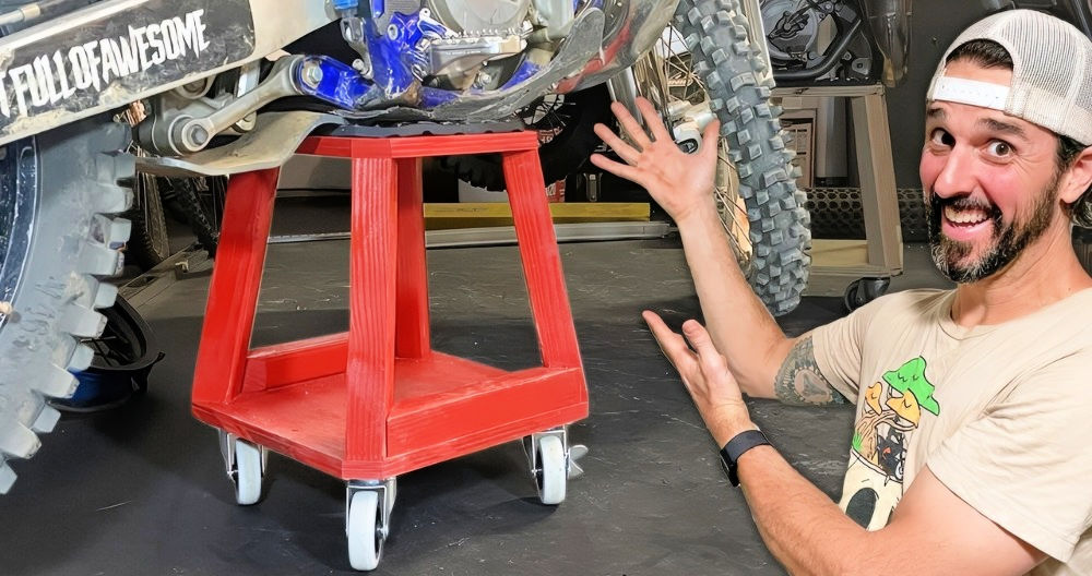 Build Your Own DIY Dirt Bike Stand
