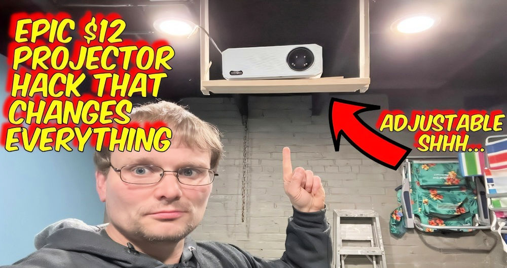 Making A DIY Projector Mount