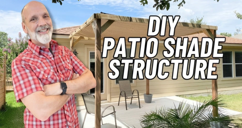 DIY Sun Shade Structure for Your Patio