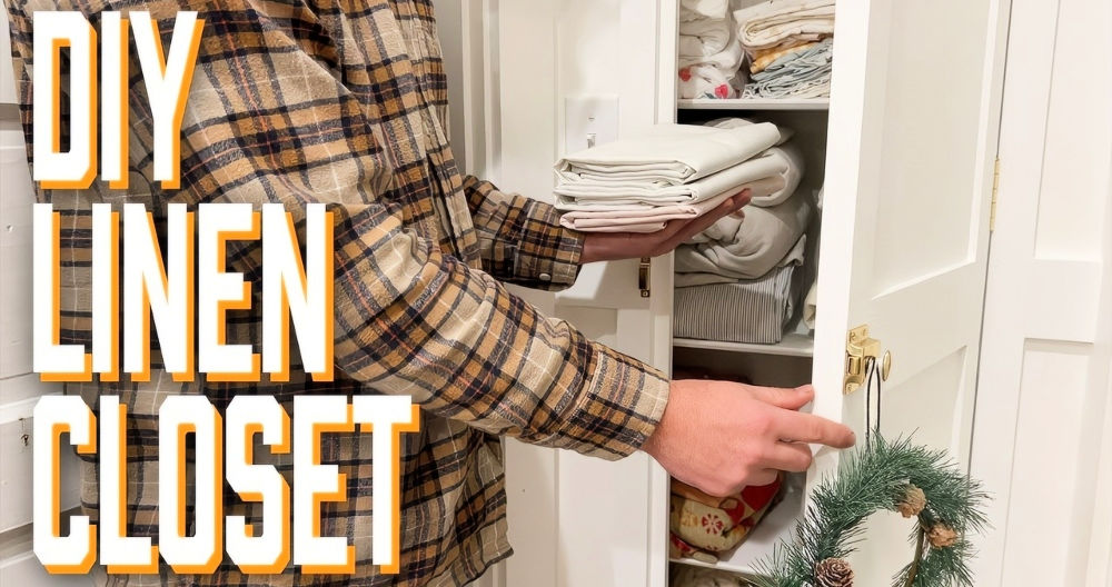 Build a DIY Built-In Linen Closet