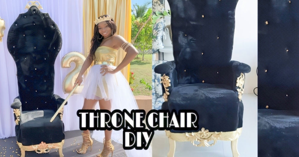 DIY Throne Chair on A Budget
