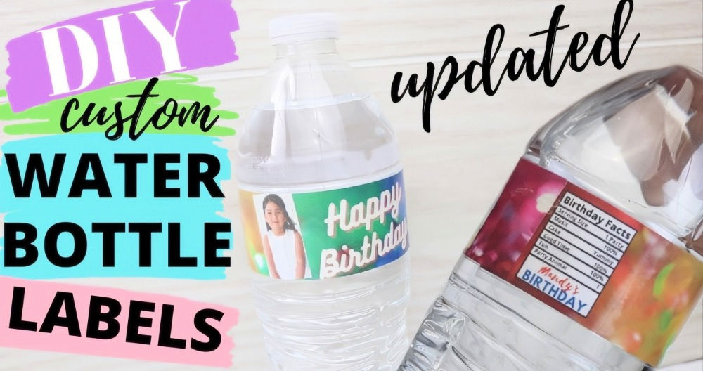 How to Make Water Bottle Labels for Free Using Canva