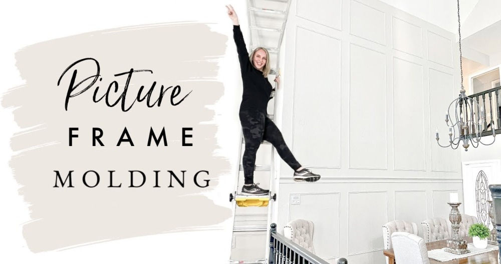 DIY Picture Frame Molding To Transform Your Plain Walls