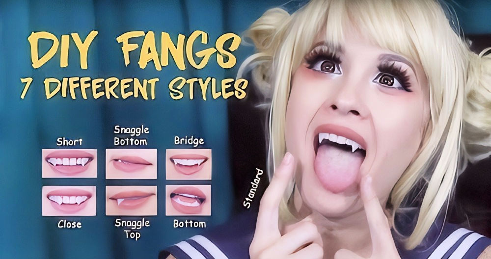 Cheap and Easy DIY Vampire Fangs