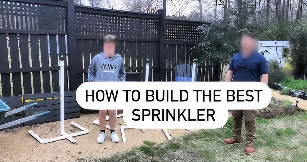 DIY PVC Sprinkler for Garden & Yard