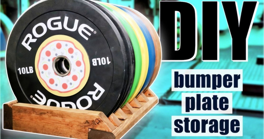 How to Build a DIY Bumper Plate Storage Rack