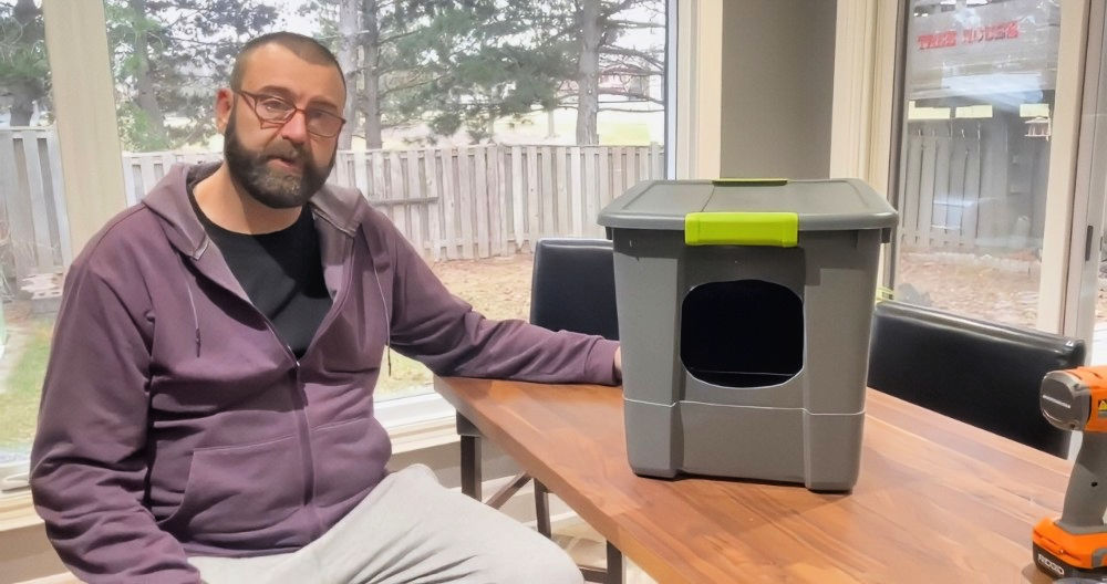 DIY Sifting Litter Box for $20