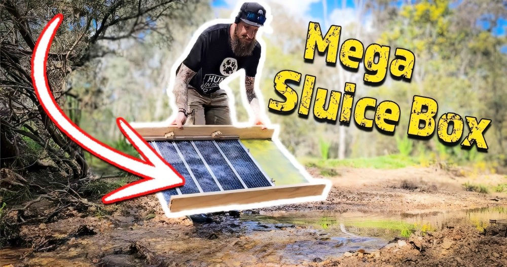 Homemade DIY Sluice Box