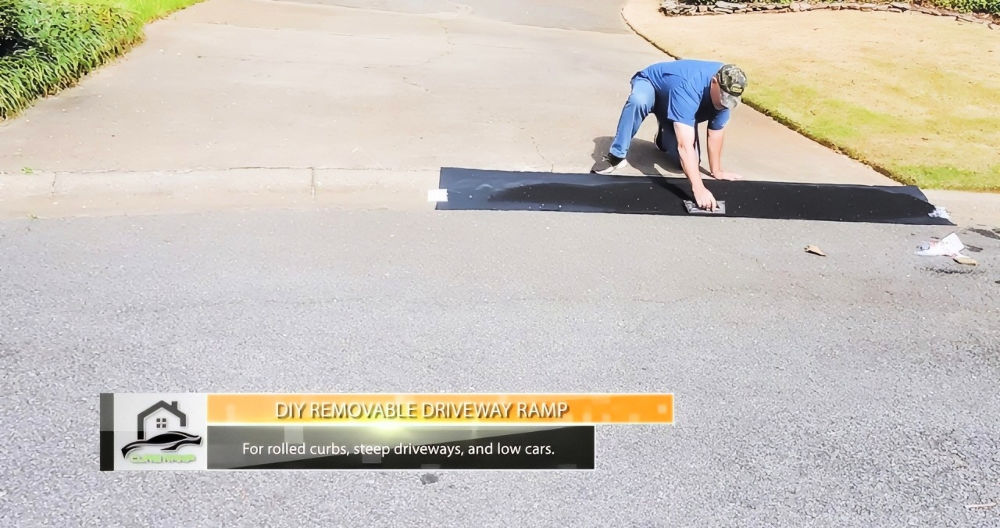 DIY Curb Ramp for Driveway Access