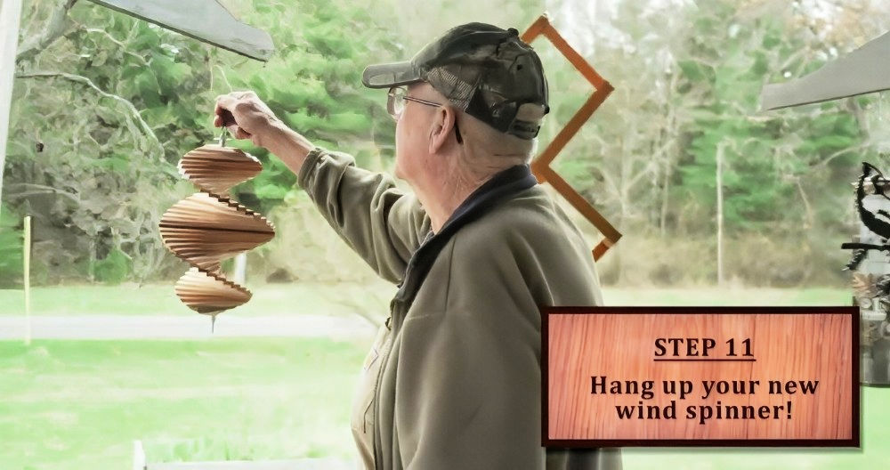 DIY Wind Spinner for Outdoor Decoration
