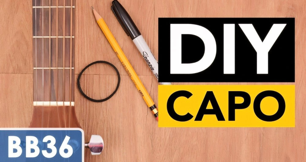 Make a Homemade Capo with Everyday Items