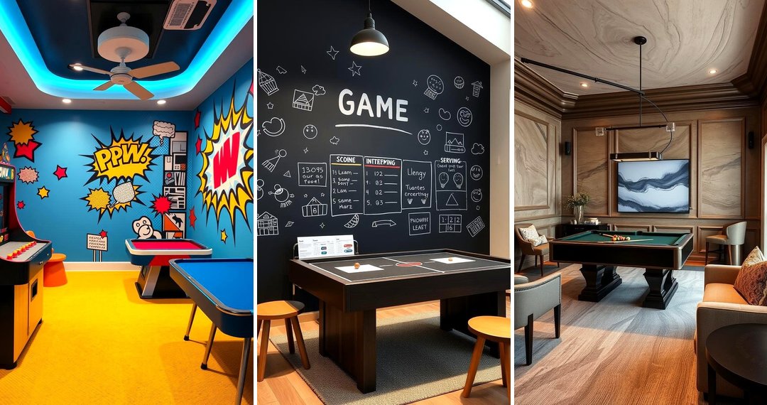 24 Game Room Paint Ideas to Energize Your Entertainment Space