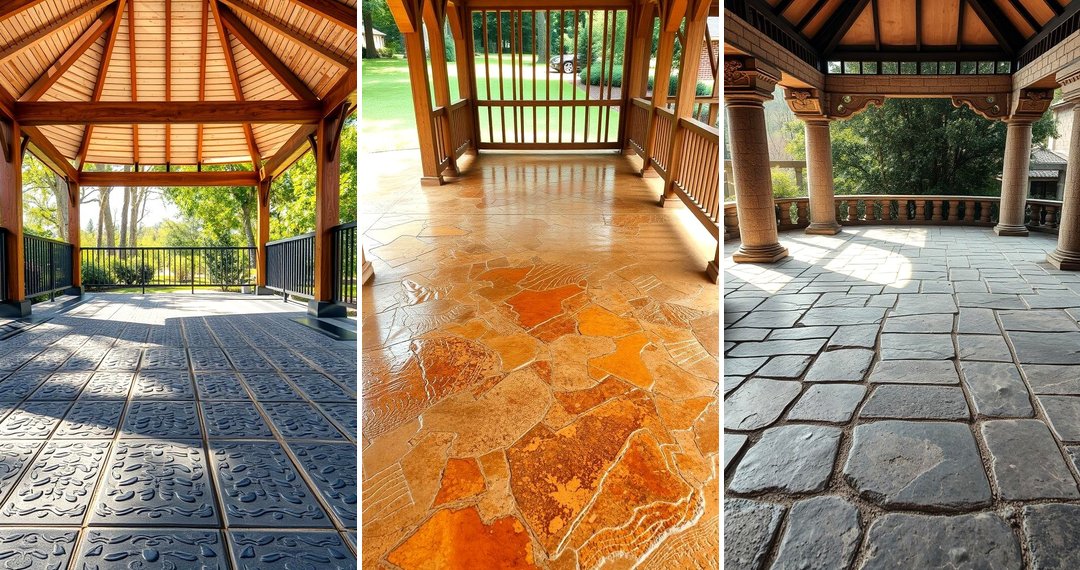 24 Gazebo Flooring Ideas for Durable Outdoor Retreats