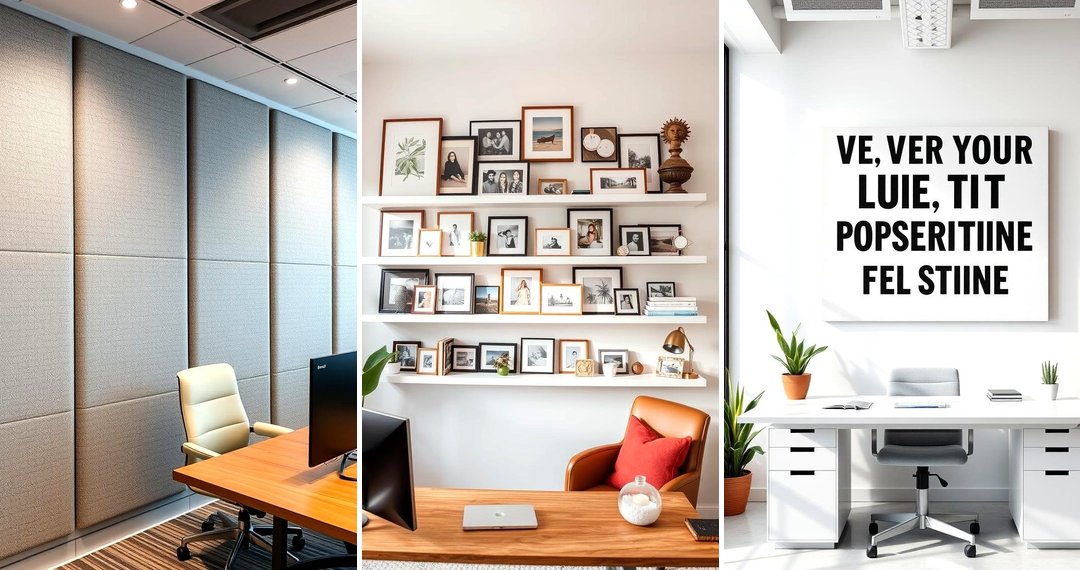 24 Office Wall Decor Ideas to Boost Creativity & Focus