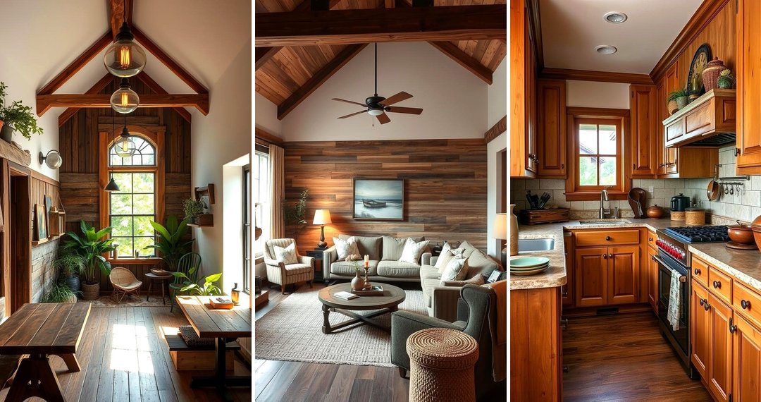 24 Rustic Interior Design Concepts for Warm, Organic Homes